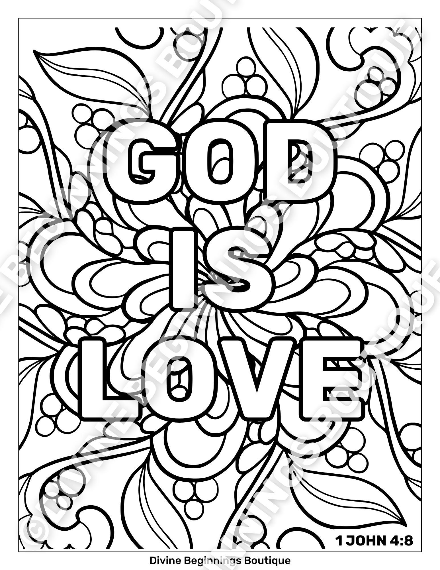 boutique coloring pages