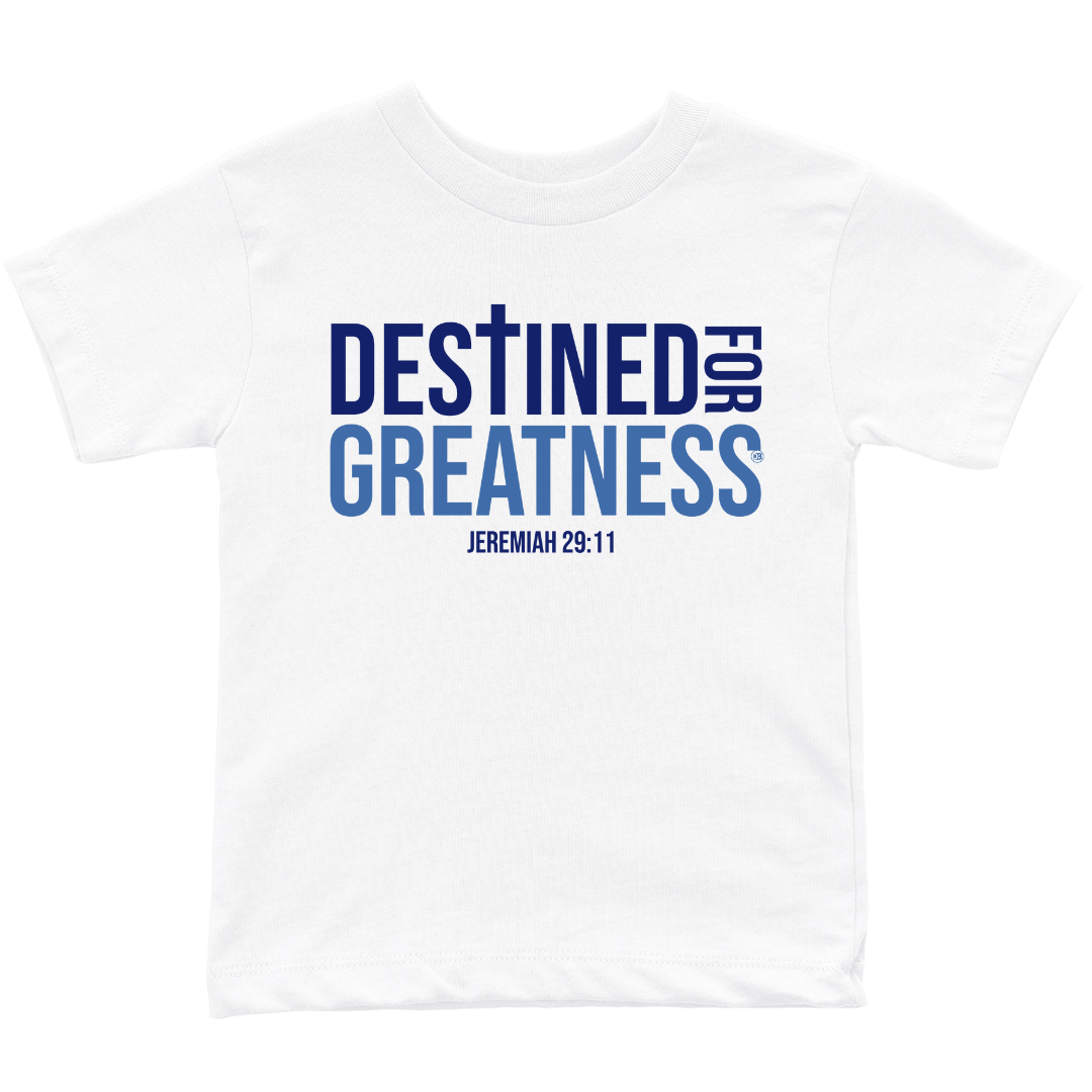 'Destined For Greatness' | Girls T-shirt | Christian Gifts for Kids ...
